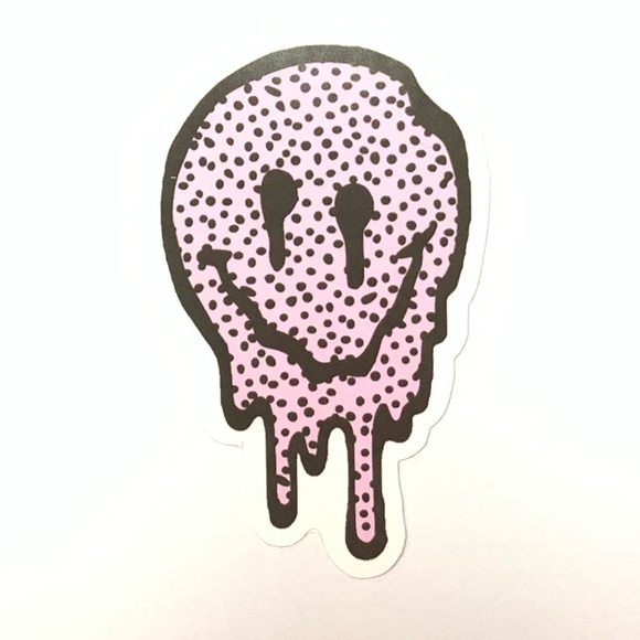 Accessories | Smiley Face Vinyl Sticker | Poshmark